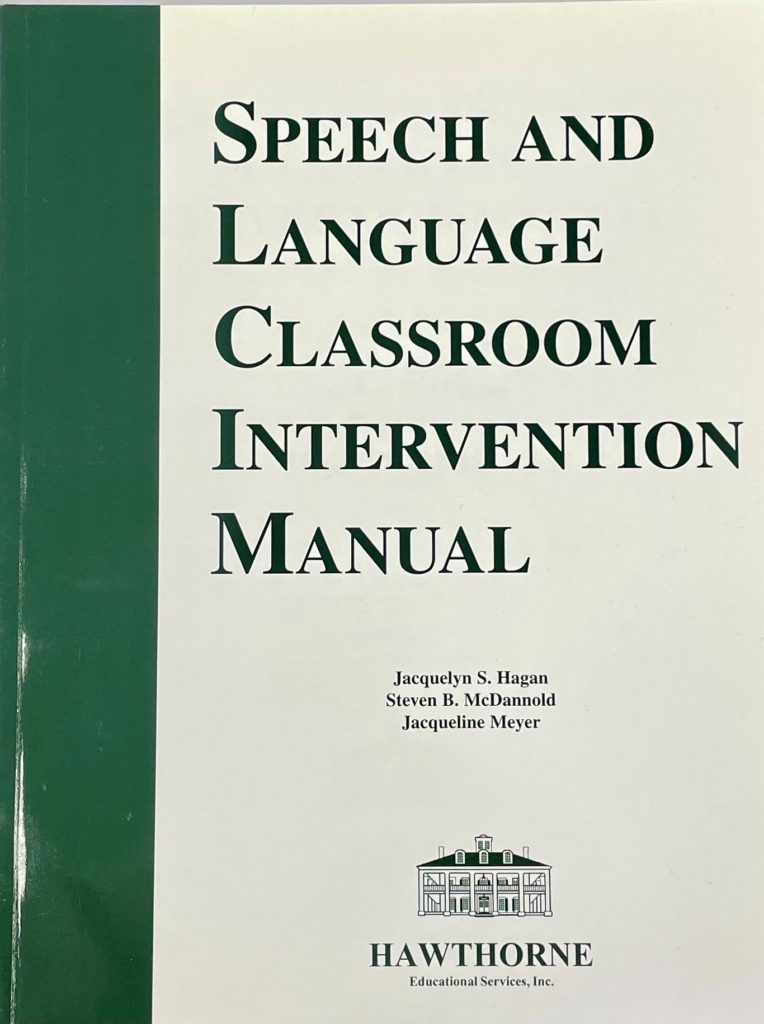 Speech and Language Classroom Intervention Manual – ADDISS Bookshop